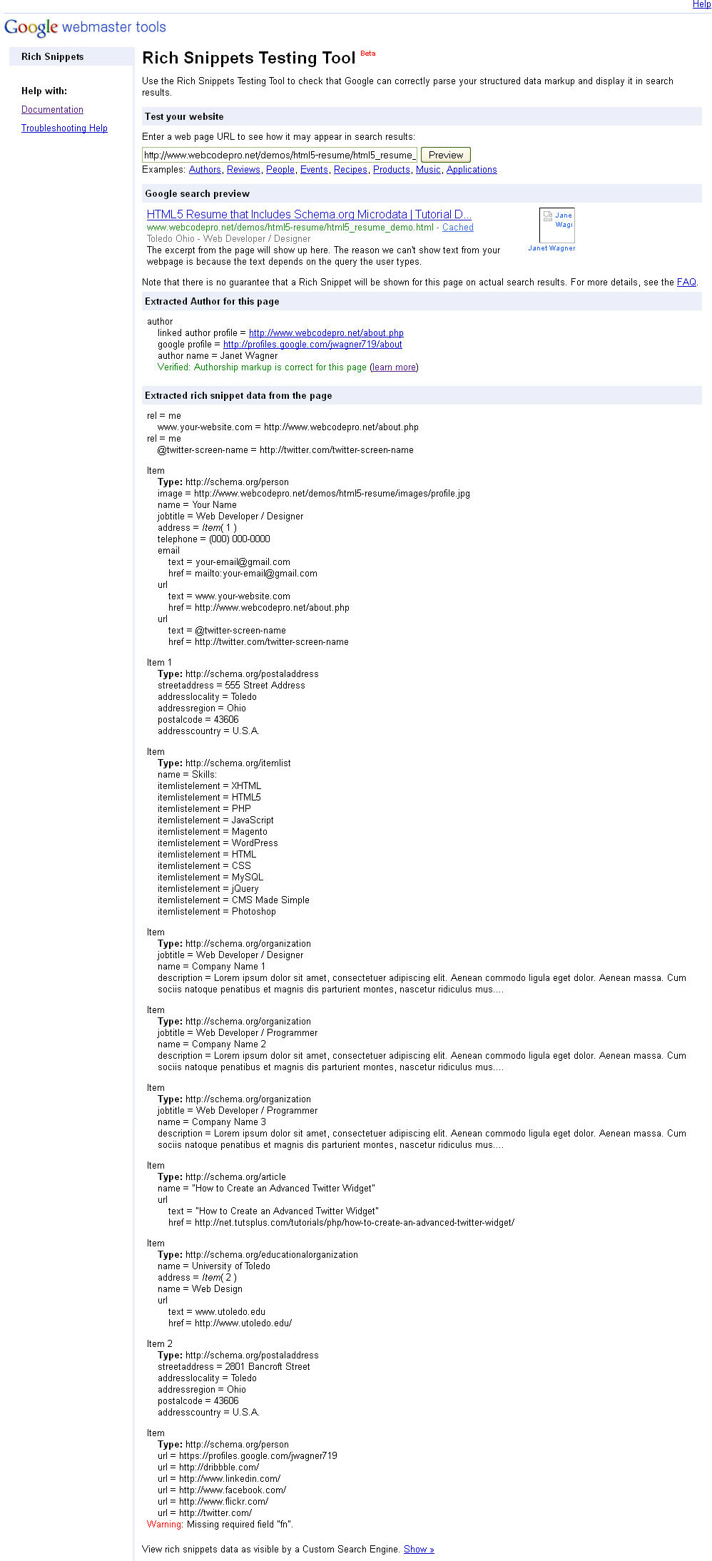 How to Create an HTML5 Microdata Powered Resume | Envato Tuts+