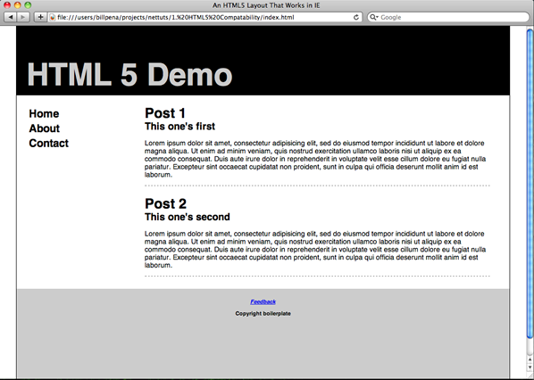 Как заставить все браузеры корректно отображать HTML5-разметку - даже IE6 - CoderLessons.com